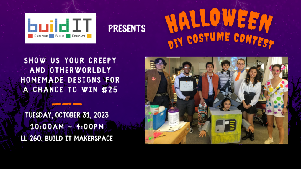 Halloween DIY Costume Contest 2023 – build IT @SDSU Library